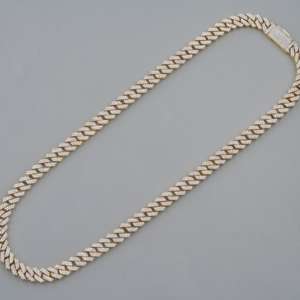 Round Diamonds Cuban Chain