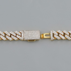 Round Diamonds Cuban Chain