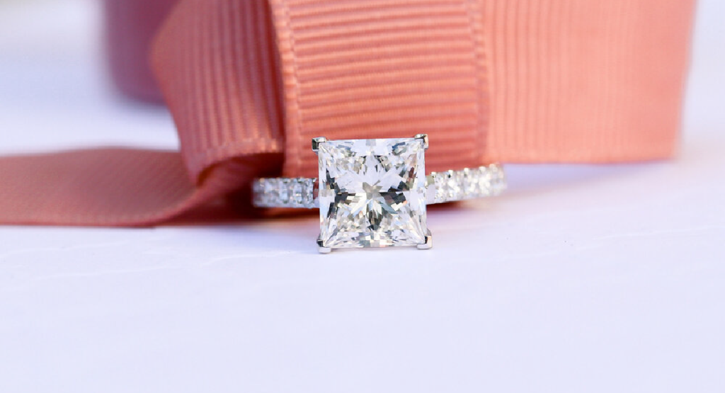 Gift Your Queen A Princess Cut Diamond Ring and Make Her Feel Loved ...