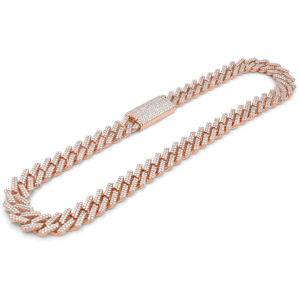 18mm Natural Diamond Cuban Link Chain