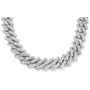 Natural Diamond 22mm Classic Cuban Link Chain