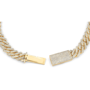 Natural Diamond 22mm Classic Cuban Link Chain