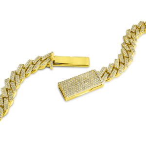 Natural Diamond 12mm Cuban Link Chain