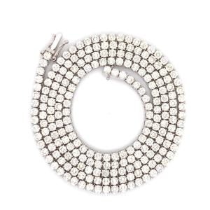 Buy Natural Round Diamond Tennis Chain