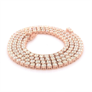 Buy Natural Round Diamond Tennis Chain