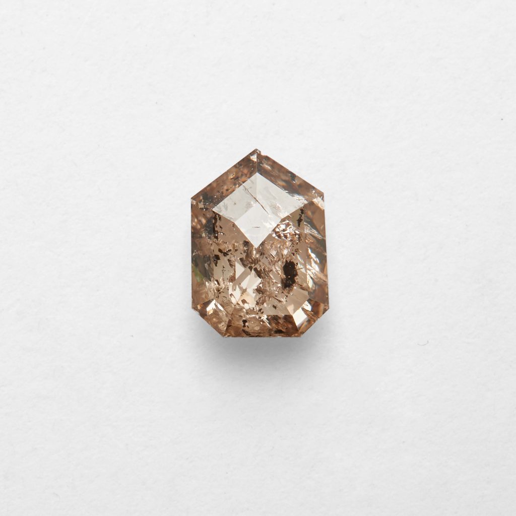 0.86 Ct Pentagon Shape Rustic Diamond