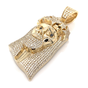 6.00 CT Jesus Diamond Pendant